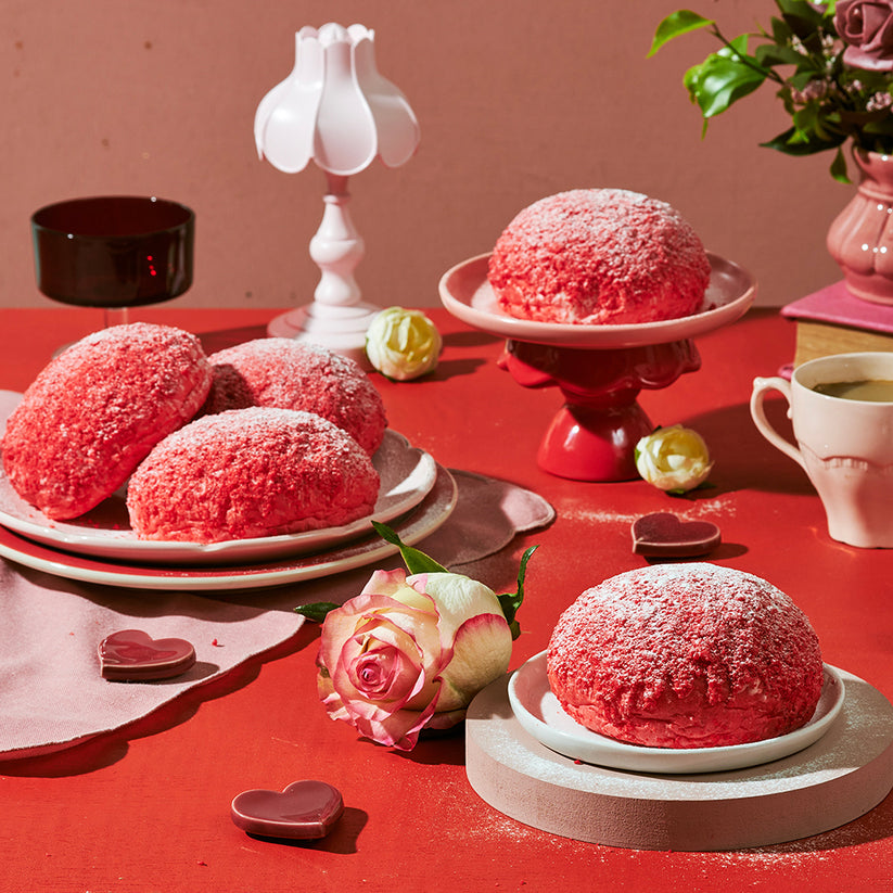 Red Velvet Messy Bun – Kumori Japanese Bakery & Cafe