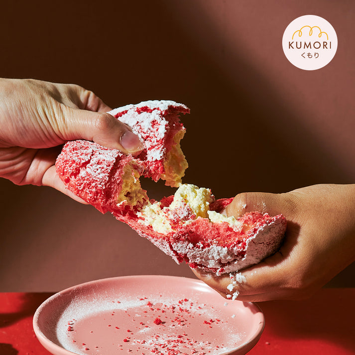 Red Velvet Messy Bun – Kumori Japanese Bakery & Cafe